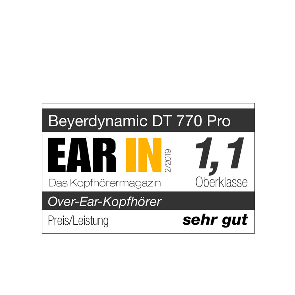 beyerdynamic DT 770 PRO: Closed studio headphones